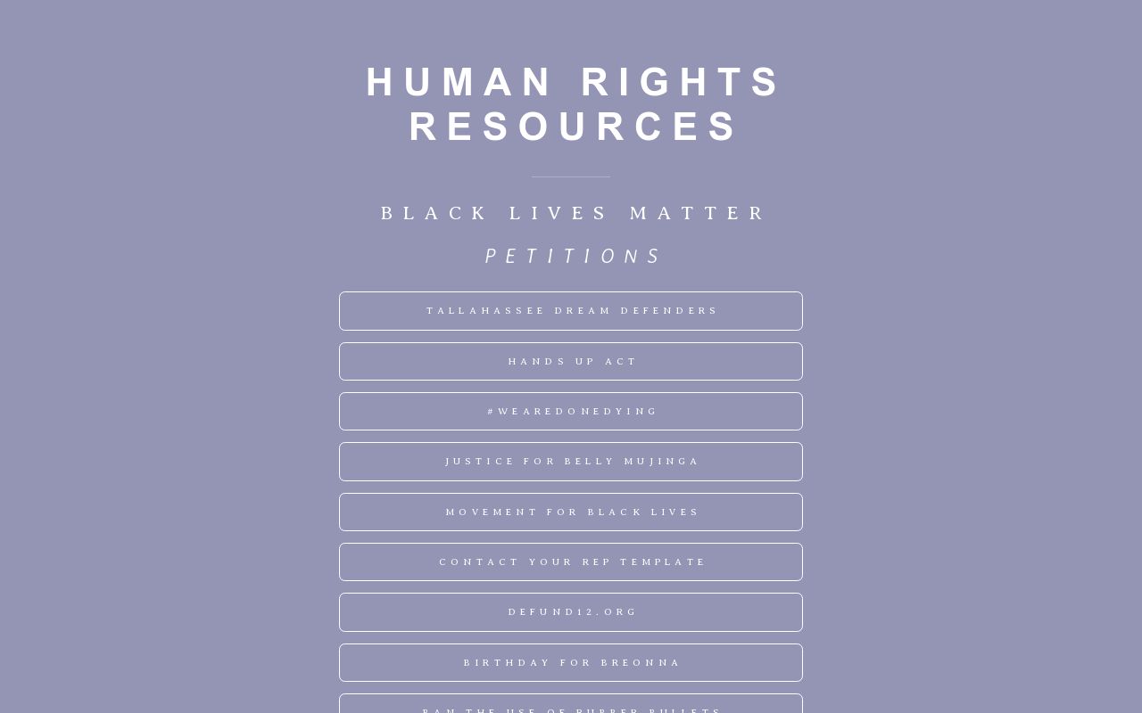 Human Rights Resources